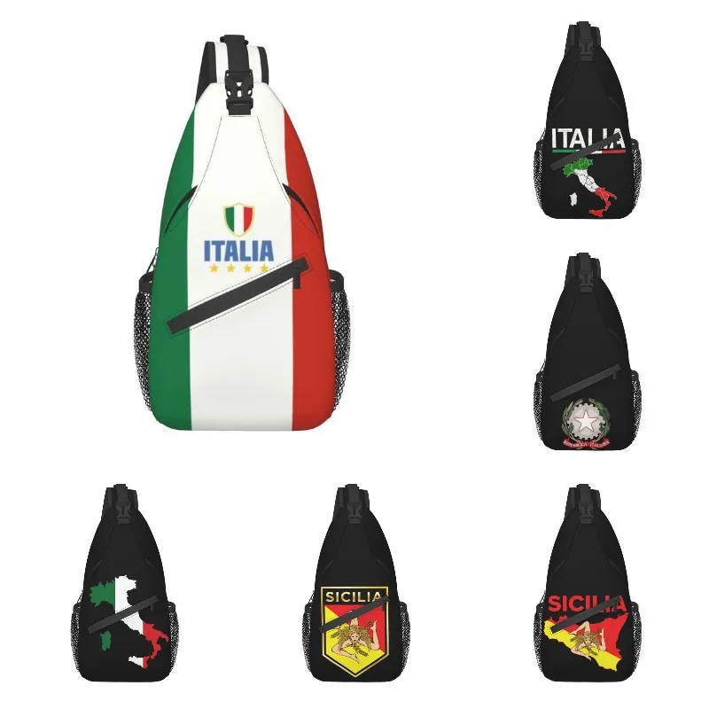 Fashion-Flag-Of-Italy-Sling-Bag-for-Travel-Hiking-Men-s-Chest-Crossbody ...