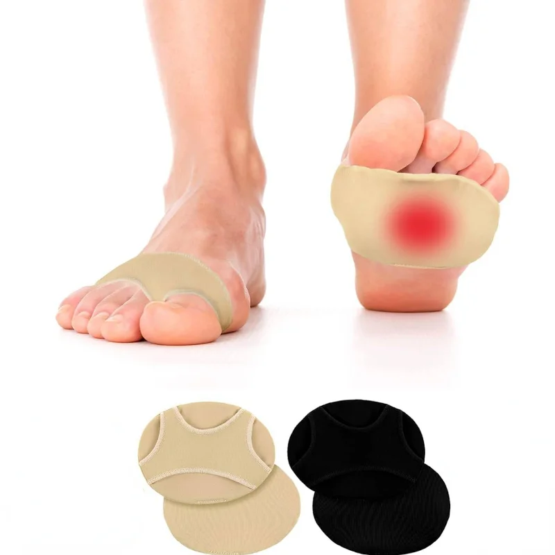 2PCS Metatarsal Pads Forefoot Sleeve Ball Foot Cushions with Soft Gel ...