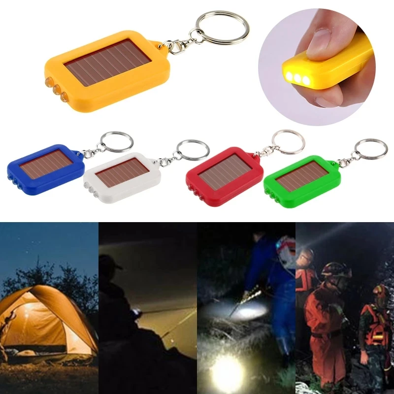 Solar-Panel-Electric-Torch-Key-Chain-Multifunctional-Solar-Energy-3-LED ...