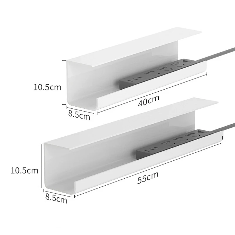 Under Desk Cable Management Wall Mounted Socket Storage Rack Safe Flame ...