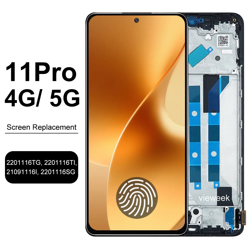 Pantalla para Xiaomi Redmi Note 11 Pro 5G 2201116SG pantalla táctil LCD ...