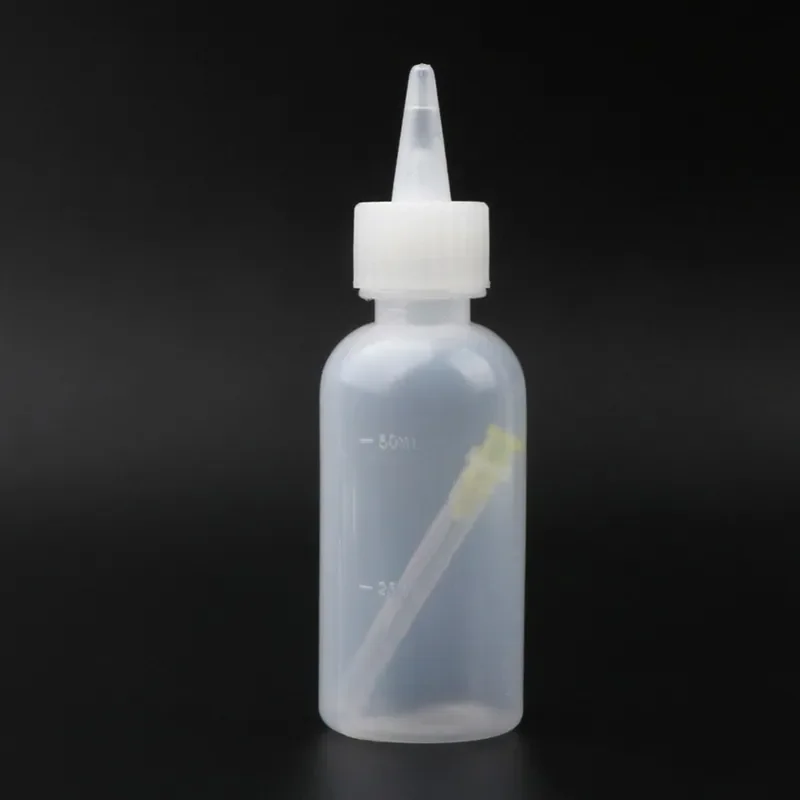 Empty Liquid Plastic Flux Bottle Dispenser Rosin Solder Paste Dropping ...
