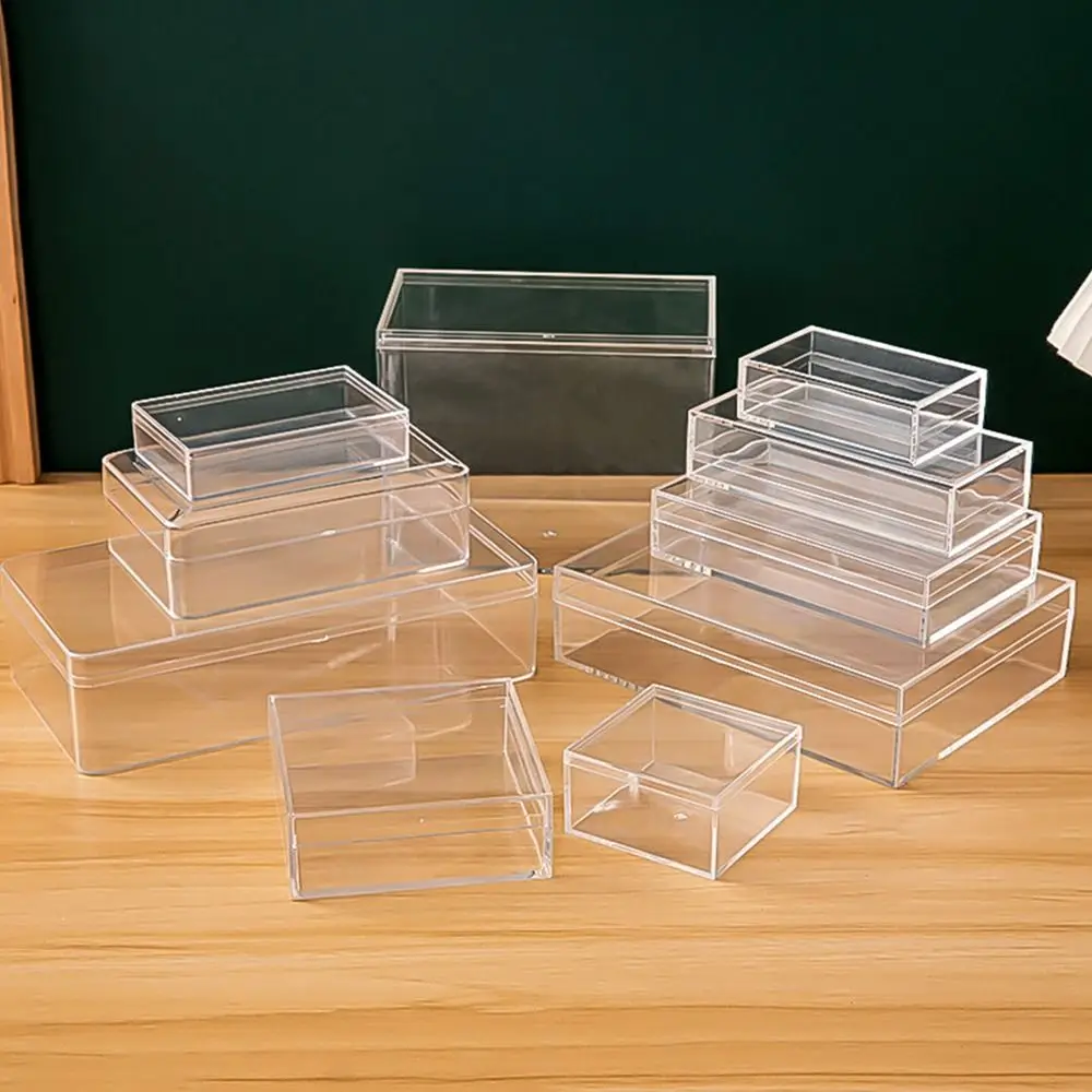 New-Multi-Size-Storage-Box-High-Transparency-Acrylic-Transparent-Box ...