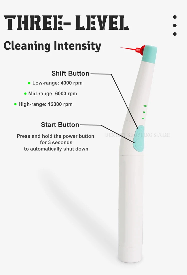 Oral Sonic Activator With 90 PCS Tips Root Canal Irrigator Endo Cleaner ...