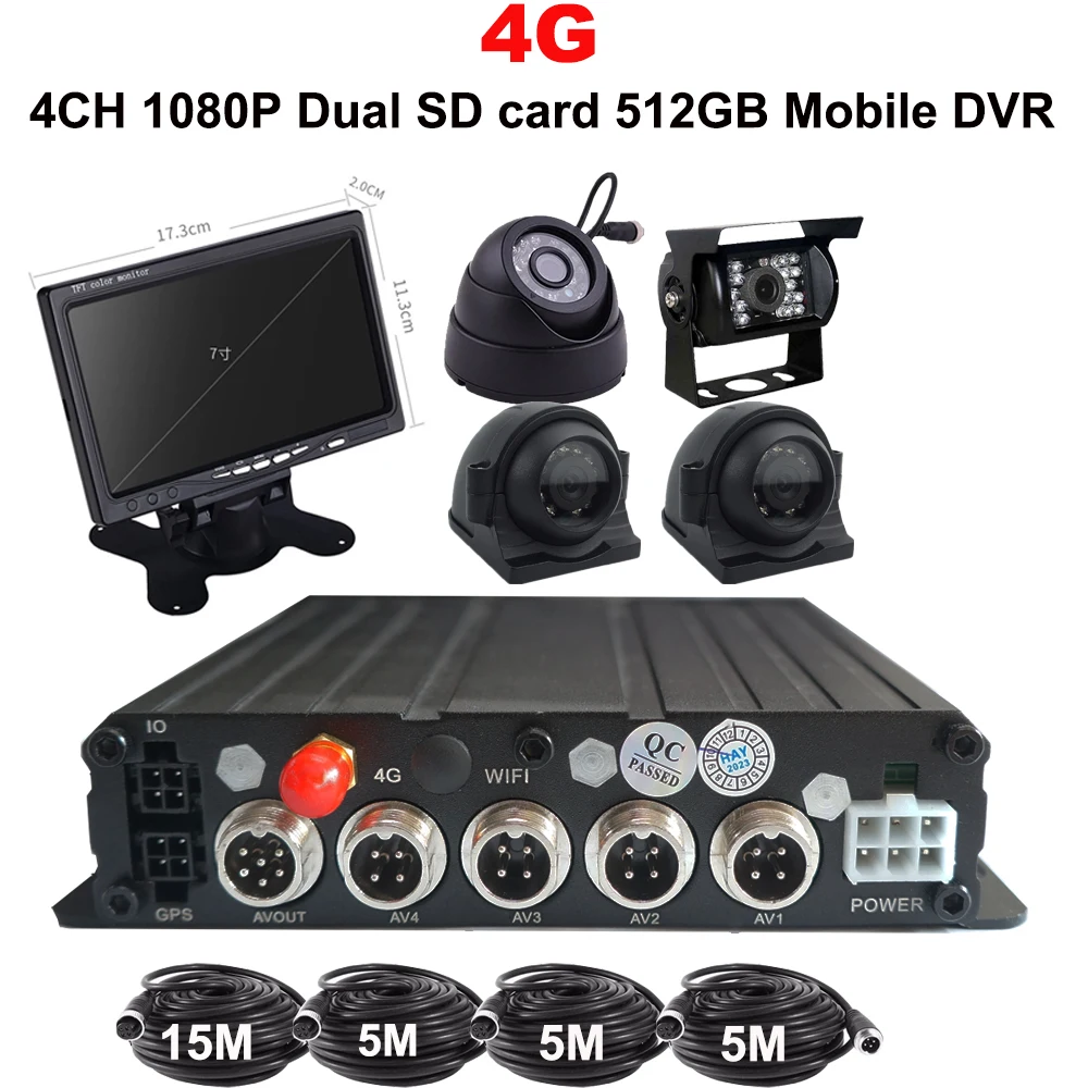 1080P-4-channel-Dual-SD-car-512GB-SD-card-dvr-video-recorder-for ...