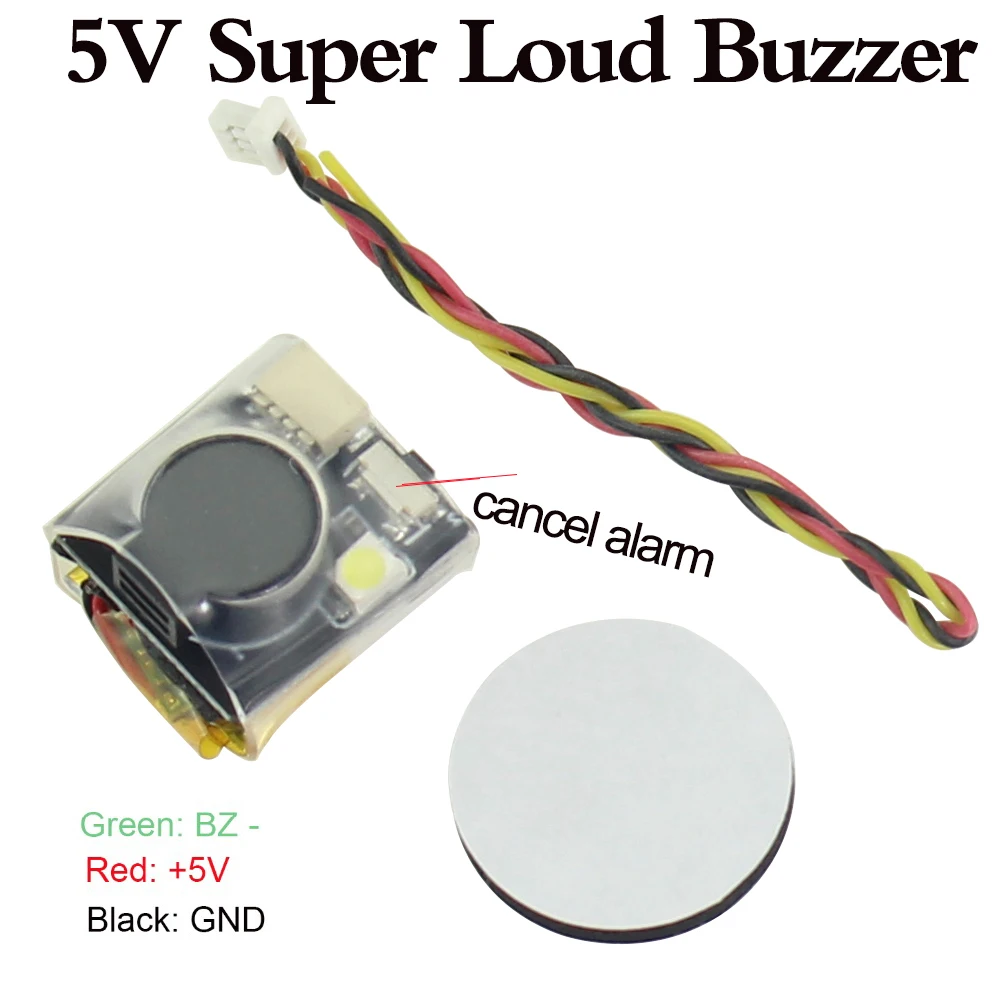 Finder 5V Super Loud Buzzer Tracker 110dB with LED Battery Buzzer Alarm ...