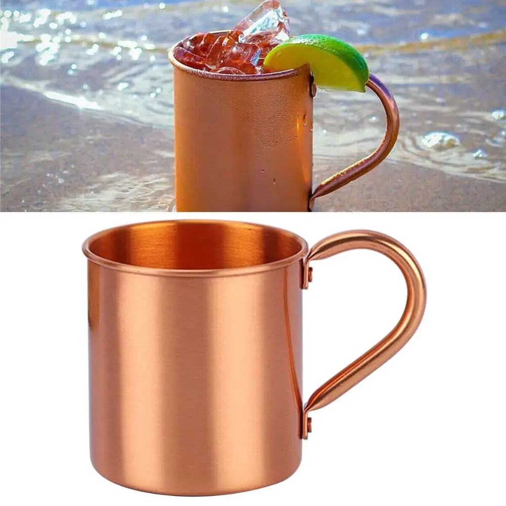 16OZ-Pure-Copper-Cup-Straight-Handcrafted-Moscow-Mule-Mugs-Brushed ...