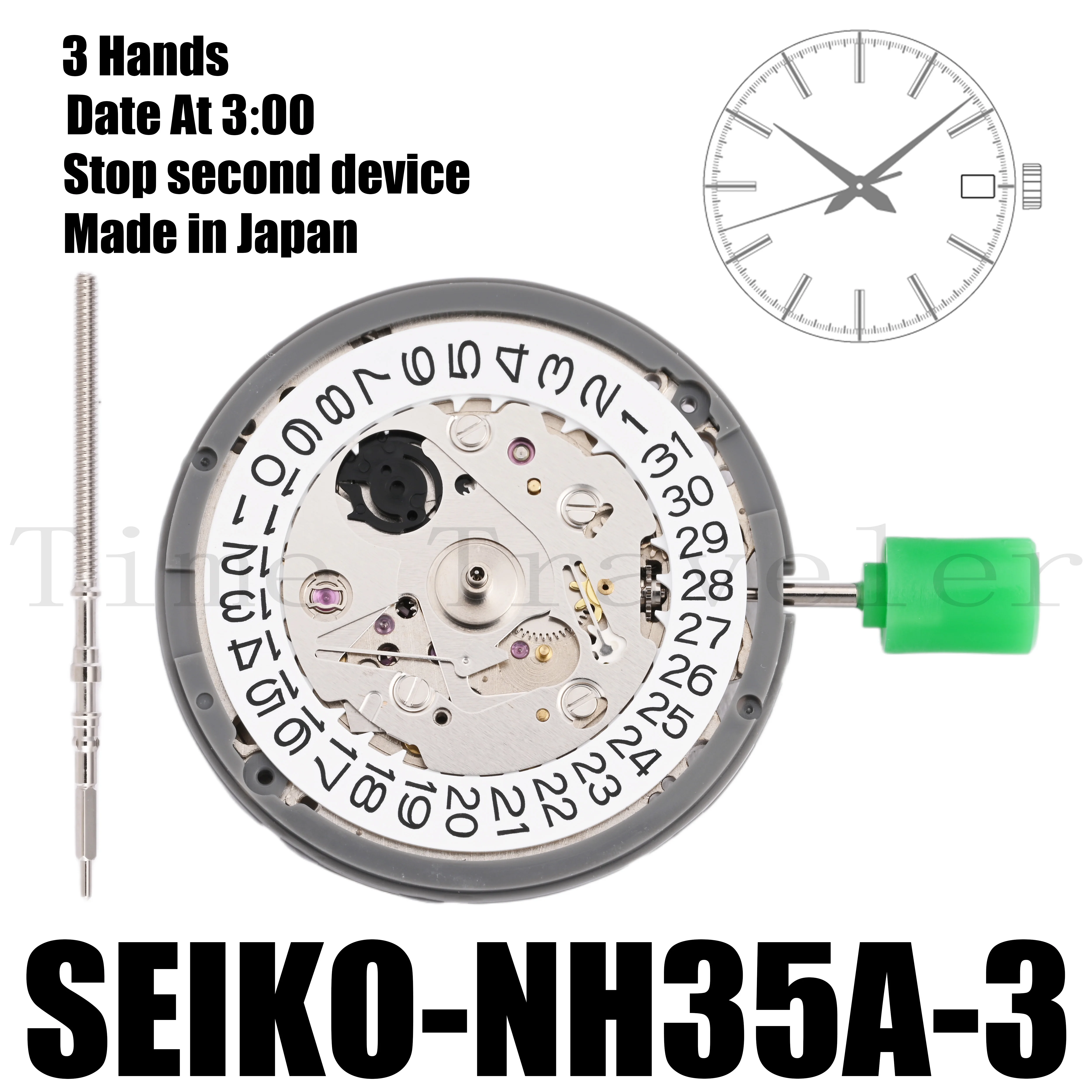 NH35-Movement-SEIKO-SII-NH35A-Movement-Automatic-Mechanical-Movement-3 ...