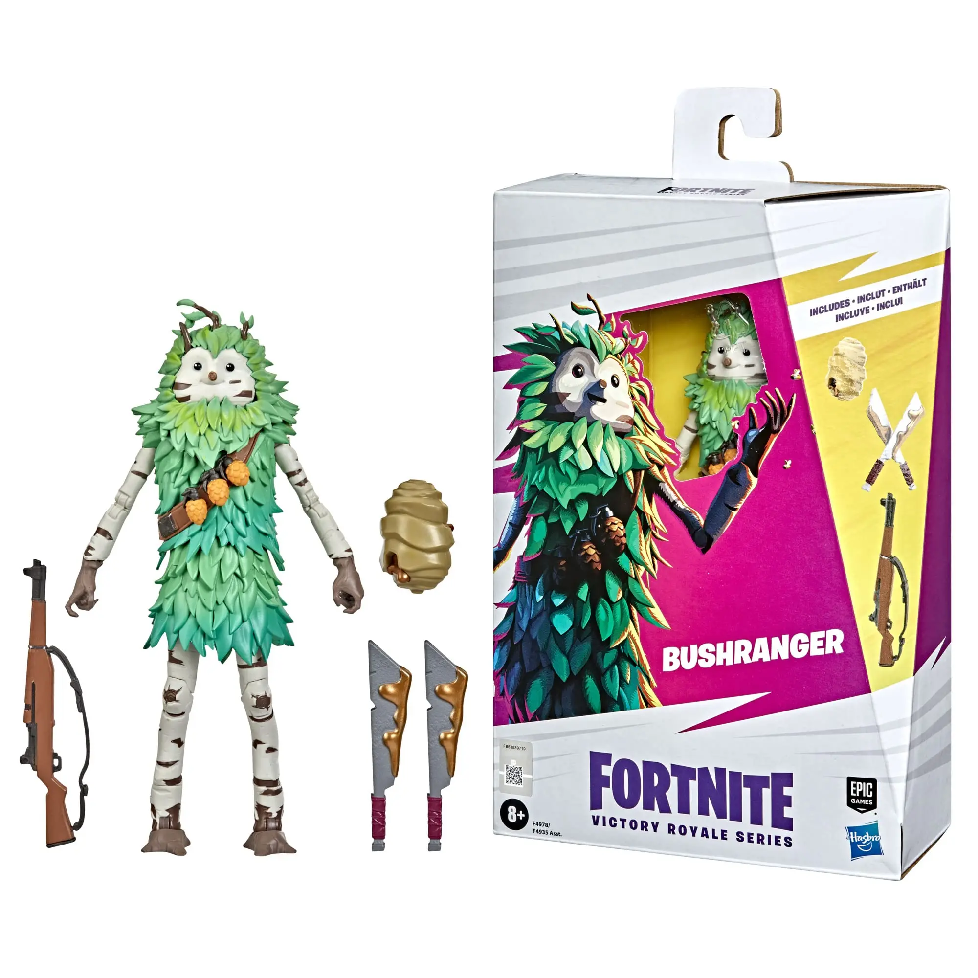 Figura de acción Fortnite Victory Royale Series Ragsy Bushranger Metal ...