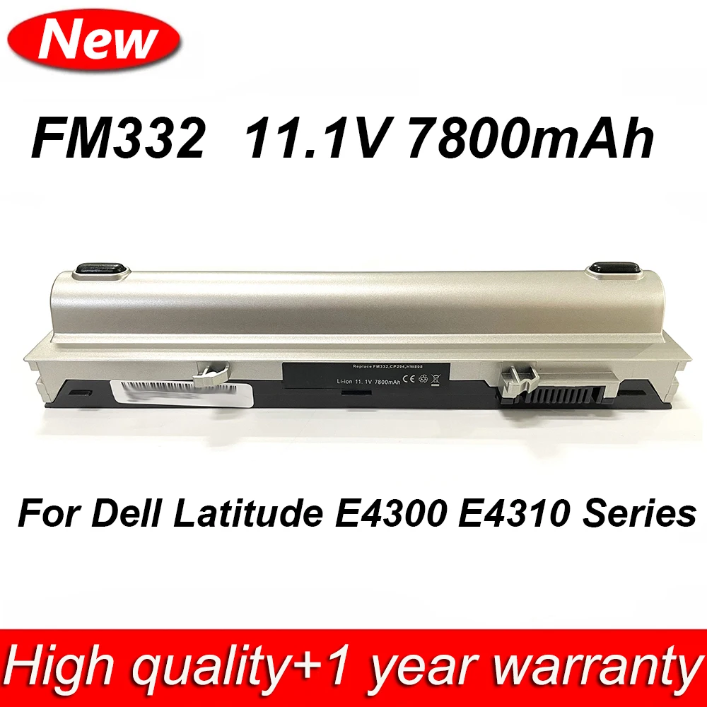 New FM332 H979H FM338 11.1V 7800mAh Laptop Battery For Dell Latitude ...