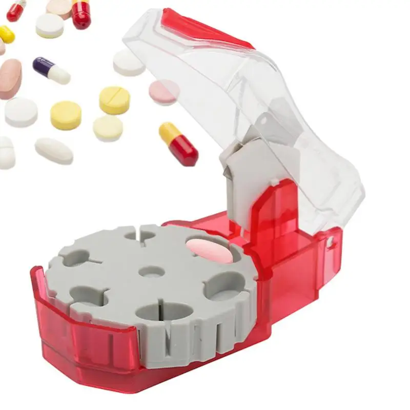 Medicine-Tablet-Cutter-Pill-Storage-Box-Pill-Splitter-Case-Easy-Clean ...
