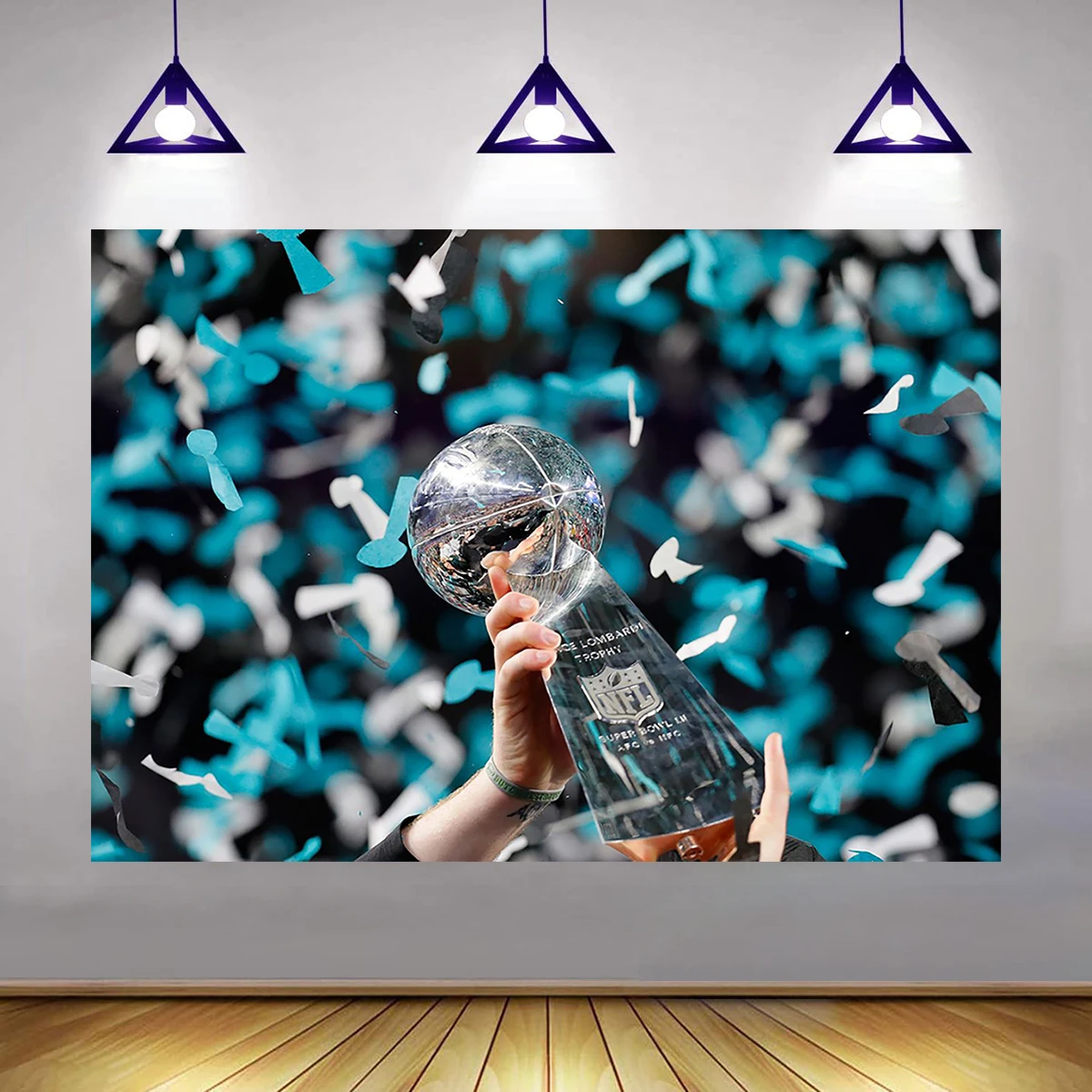 We-Are-Champion-Cup-Backdrop-American-Football-NFL-Coloured-Ribbon ...