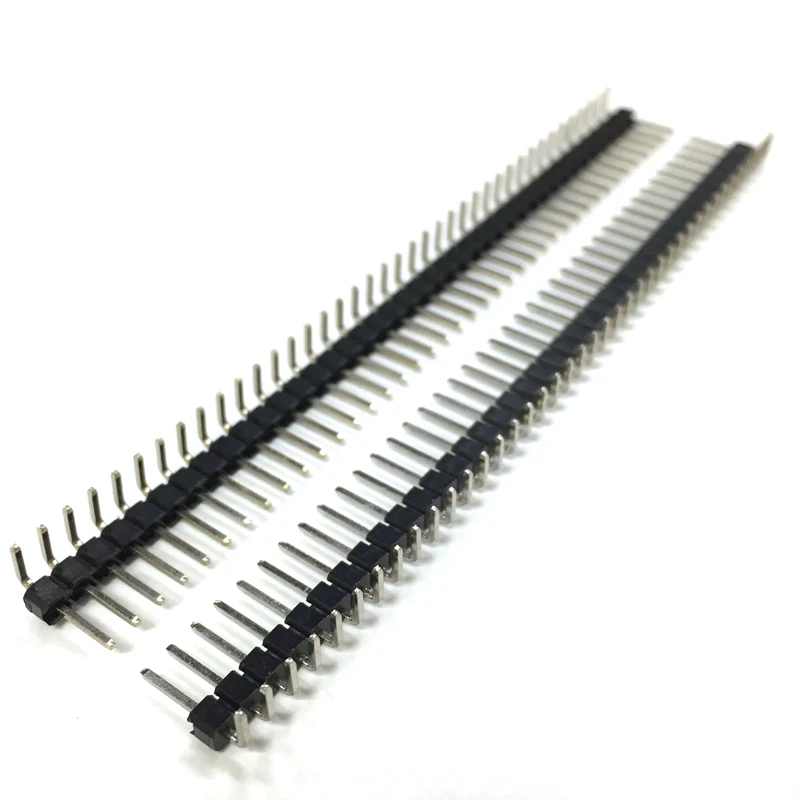 10pcs-40-Pin-1x40-Single-Row-Male-2-54mm-Breakable-Pin-Header-Right ...