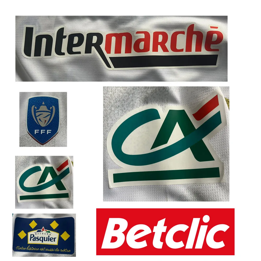 Patch-de-football-de-la-Coupe-de-France-et-tous-les-sponsor-badge-de ...