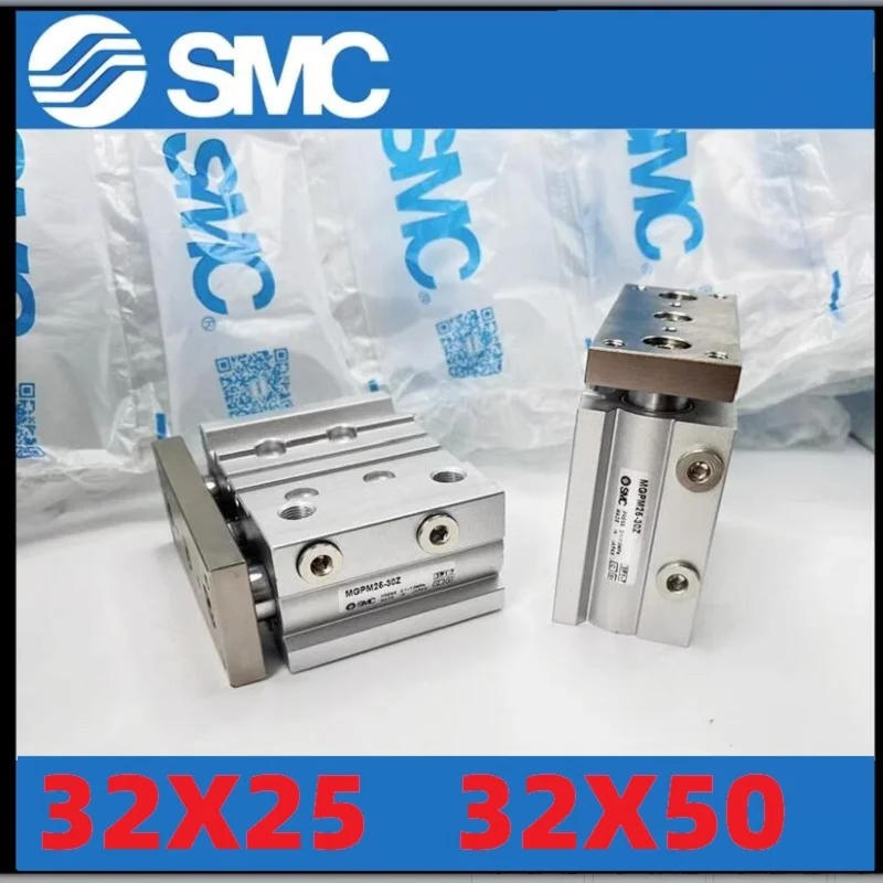 Pneumatic SMC MGPM Three Rod With Magnetic Guide Cylinder MGPM32X50 ...