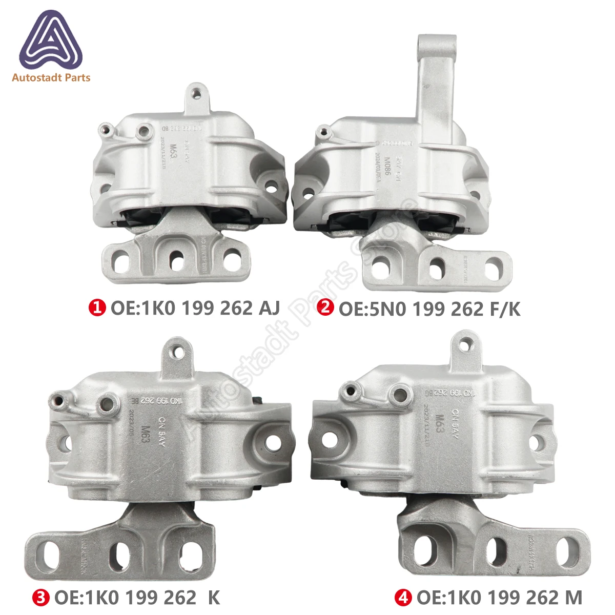 1K0199262AJ,5N0199262F,1K0199262K,1K0199262M soporte de Motor para VW ...