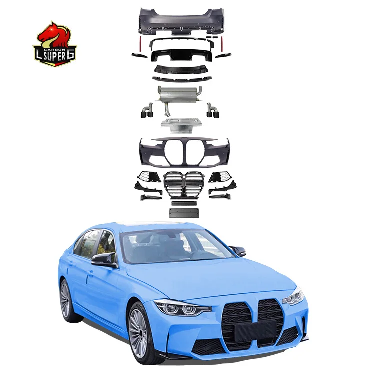 F30-F35-Upgrade-G80-M3-Body-Kit-For-BMW-3-Series-Car-Bumpers-Front-Rear ...
