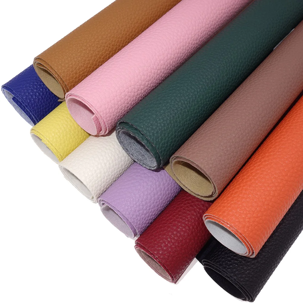 Lychee-Pattern-PU-Leatherette-Faux-Leather-Fabric-Synthetic-For-Sewing ...