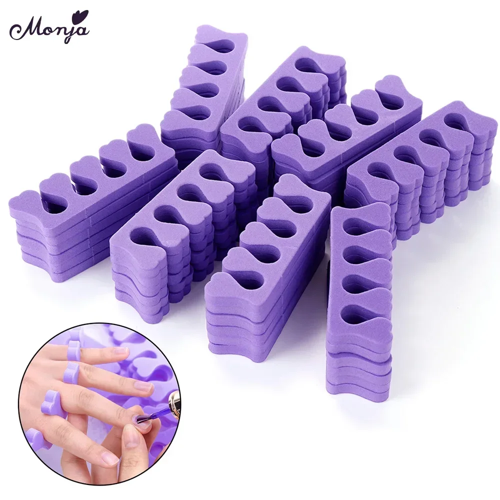 Monja-10-50Pcs-Nail-Art-Foam-Sponge-Finger-Toe-Separators-Divider-Gel ...
