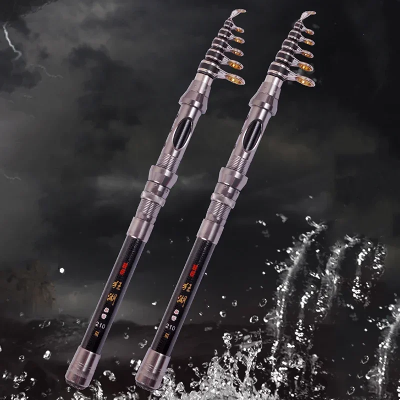 Ultralight Telescopic Fishing Rod Portable Fishing Rods Carp Feeder ...