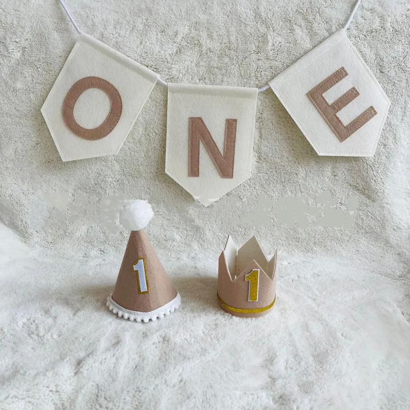 INS-First-Kids-corona-de-cumplea-os-de-color-caqui-sombrero-de-fiesta ...