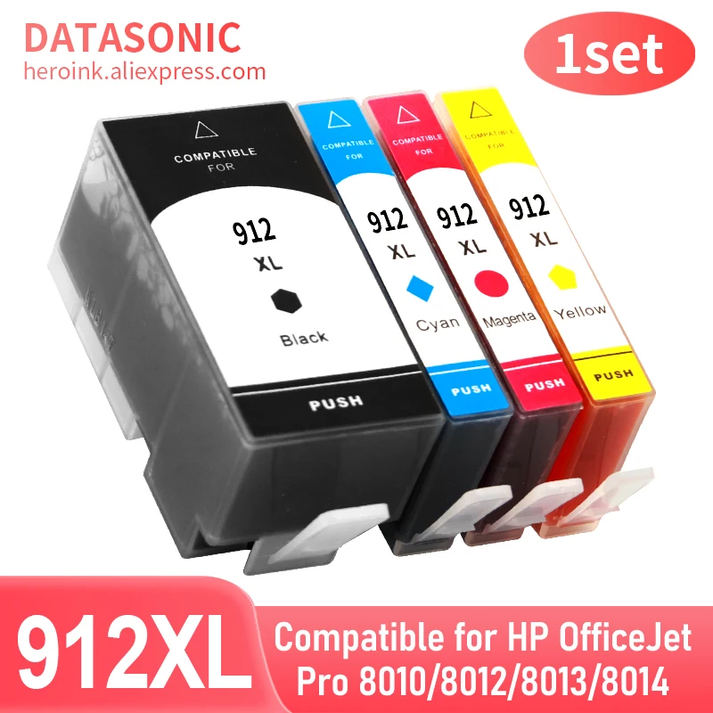 Cartucho-de-tinta-compat-vel-para-HP-Office-Jet-912XL-8010-8012-8013 ...