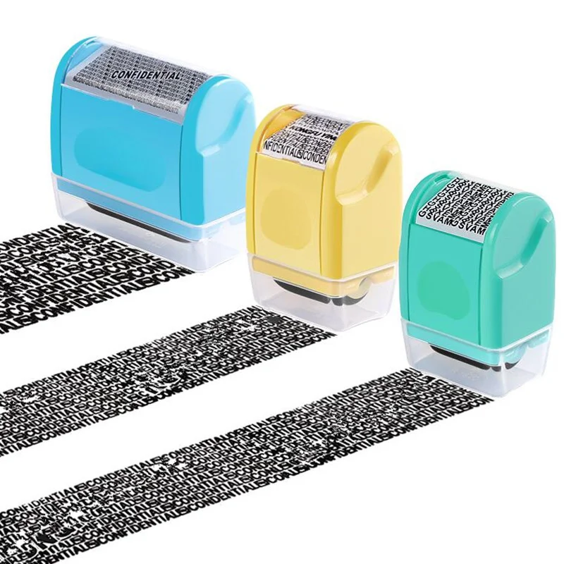 Roller-Type-Confidential-Seal-Stamp-Code-Guard-Your-ID-Confidentiality ...