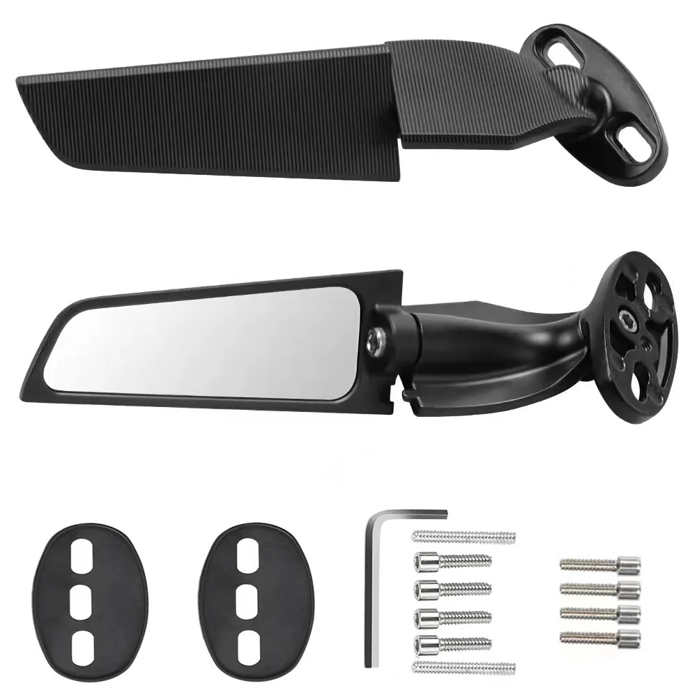 Espejo retrovisor giratorio ajustable para motocicleta Kawasaki ZX6R ...