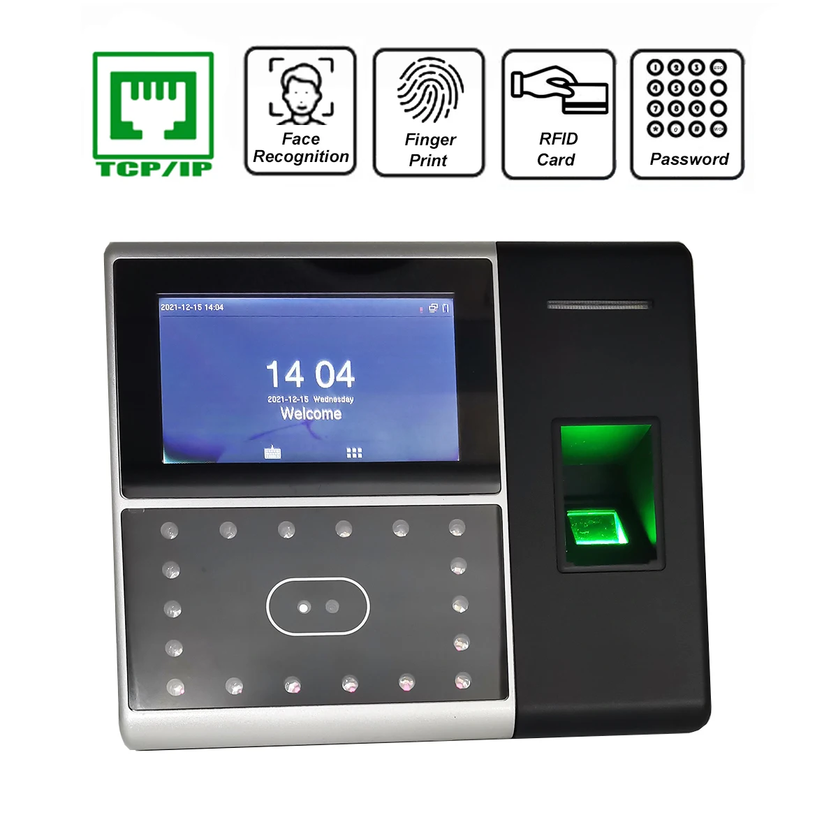 ZKTime-Iface302-Tcp-IP-Biometric-Face-Attendance-System-Fingerprint ...