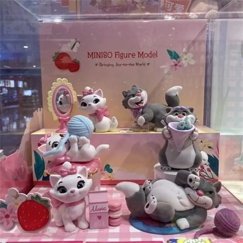 Miniso-Disney-Lucifer-Marie-Cat-Blind-Box-Figure-Kawaii-Anime ...