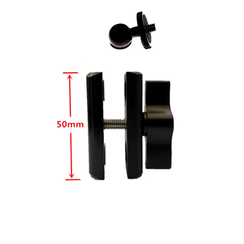 Aluminium Alloy 5cm Length Double Socket Arm with 17mm Mount for Ball ...