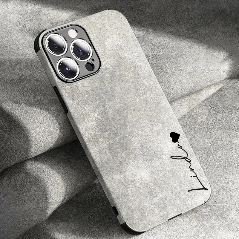 Luxury-Lamskin-Leather-Personalized-Name-Case-For-iPhone-15-16-Pro-Max ...