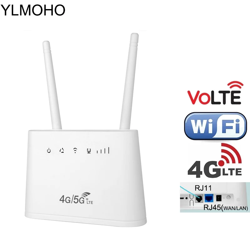 YIZLOAO-enrutador-inal-mbrico-4G-LTE-Router-de-300Mbps-RJ11-CPE-4G-LTE ...