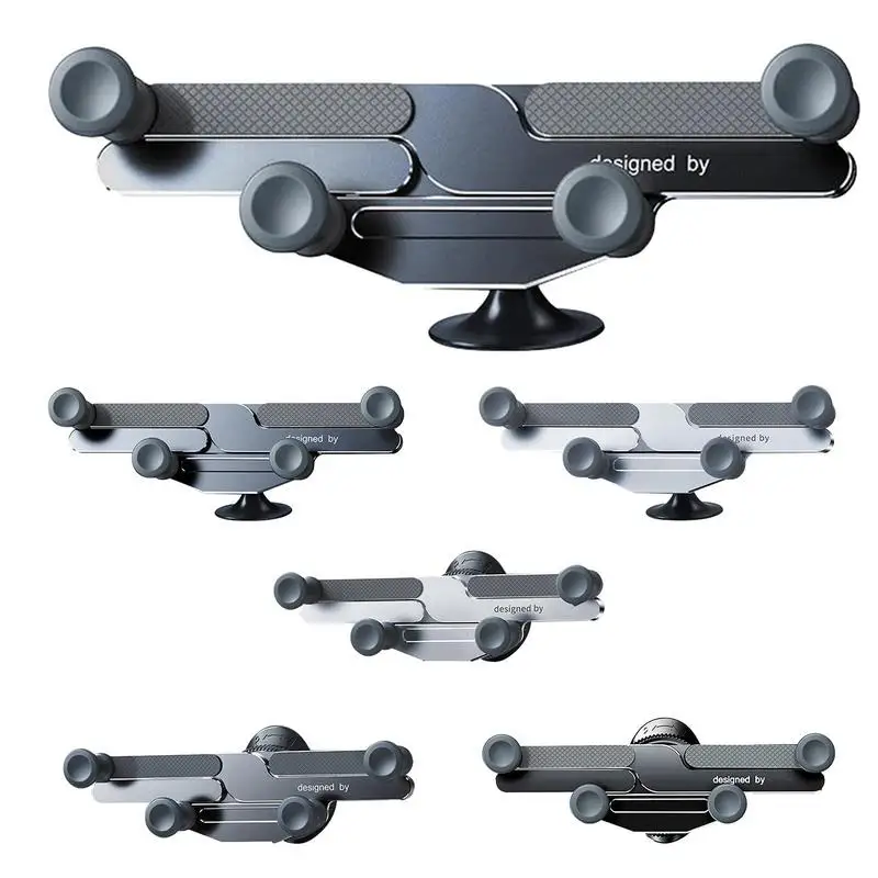 Gravity-Car-Phone-Holder-360-Degree-Rotatable-Invisible-Alloy-Car-Mount ...