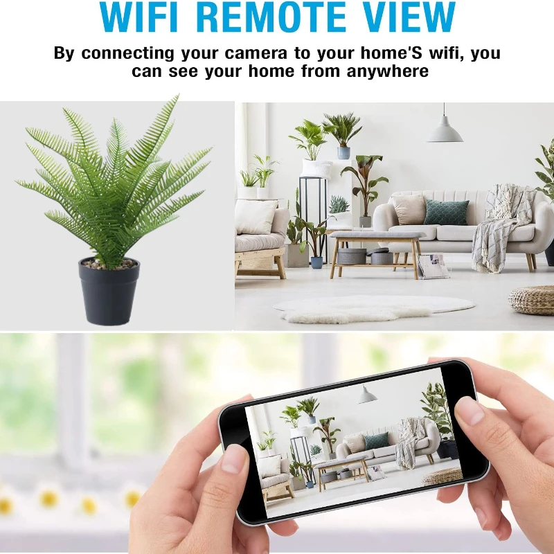 Type 2 Ajouter une carte TF 128G-Mini caméra HD 1080P pour plante ...