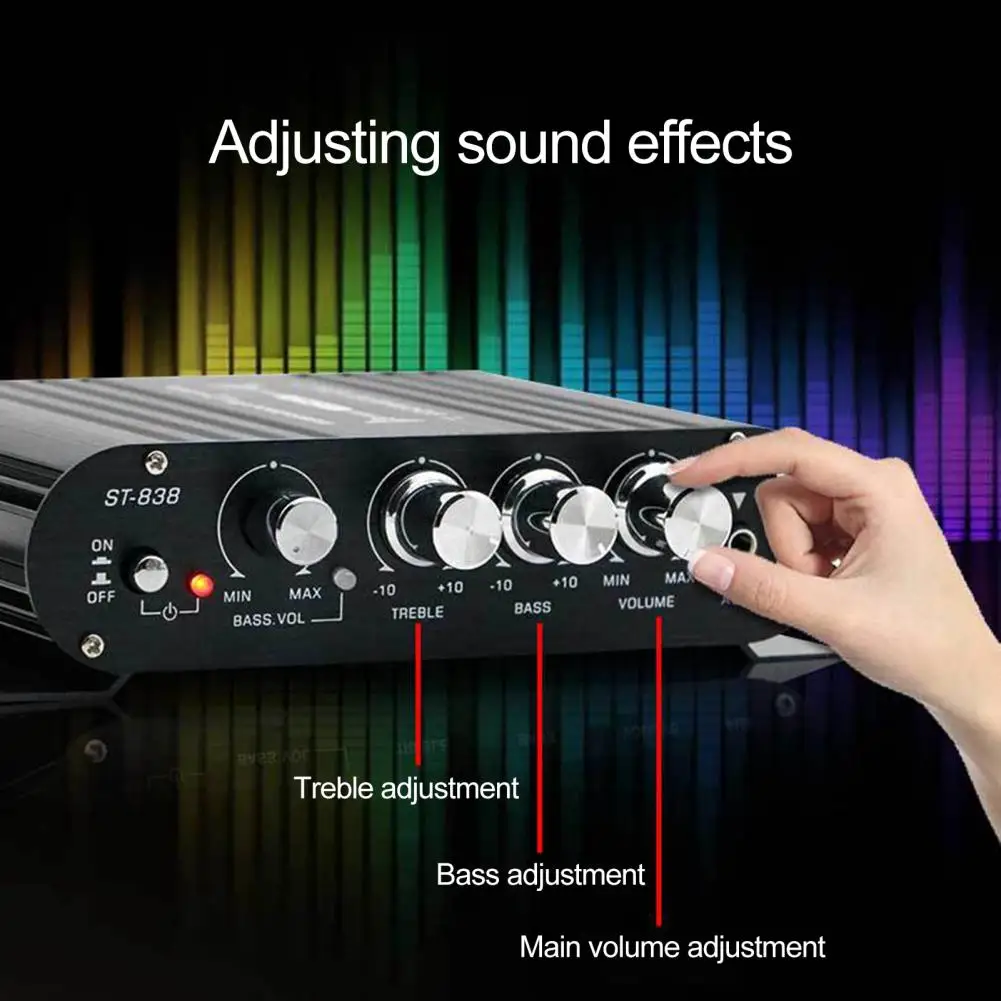 Aluminum-Alloy-Audio-Amplifier-Universal-Car-Bluetooth-Audio-Amplifier ...