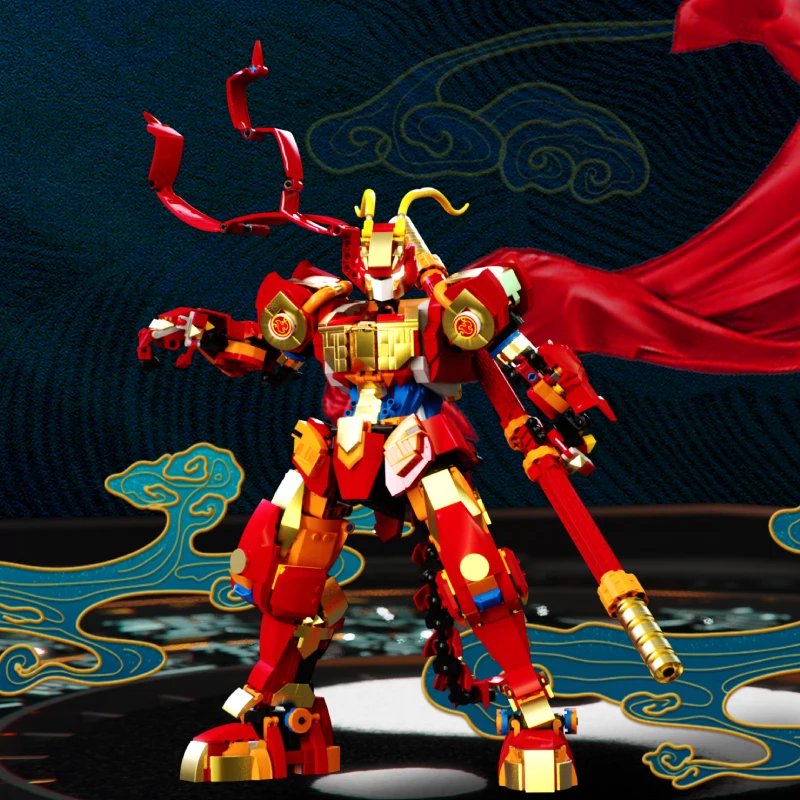 Siyah-efsane-Wukong-maymun-kral-Mech-yap-ta-lar-80012-bat-Wukong-Robot ...