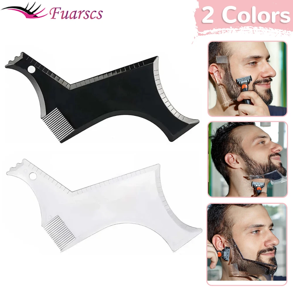 Beard-Shaping-Comb-Men-Styling-Template-Beard-Hair-Brush-for-Hair-Beard ...