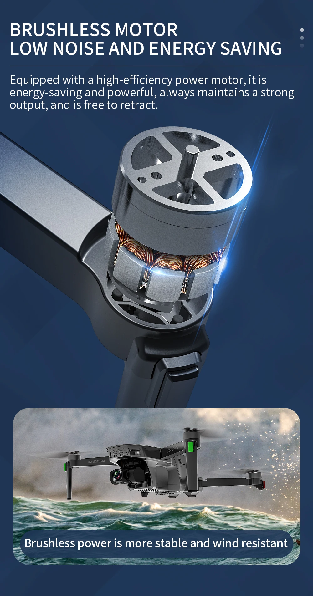 SG907 MAX GPS Drone - 4K HD Dual Camera FPV With 3-Axis Gimbal Support ...