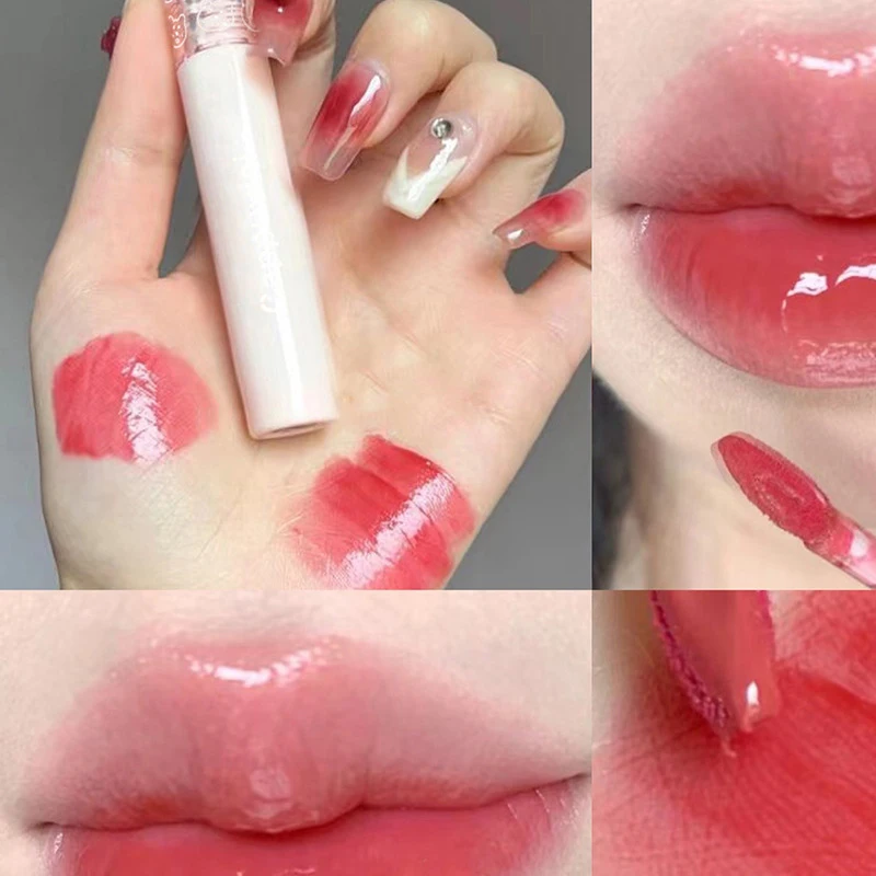 Bubble-Bear-Lip-Glaze-Water-Gloss-Mirror-Glass-Dudu-Lip-Not-Easy-to ...