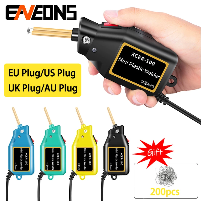 Neue Kunststoff Schweißer Mini 100W Wärme Gun Hefter Kunststoff Schweißen Maschine Pro Auto ...