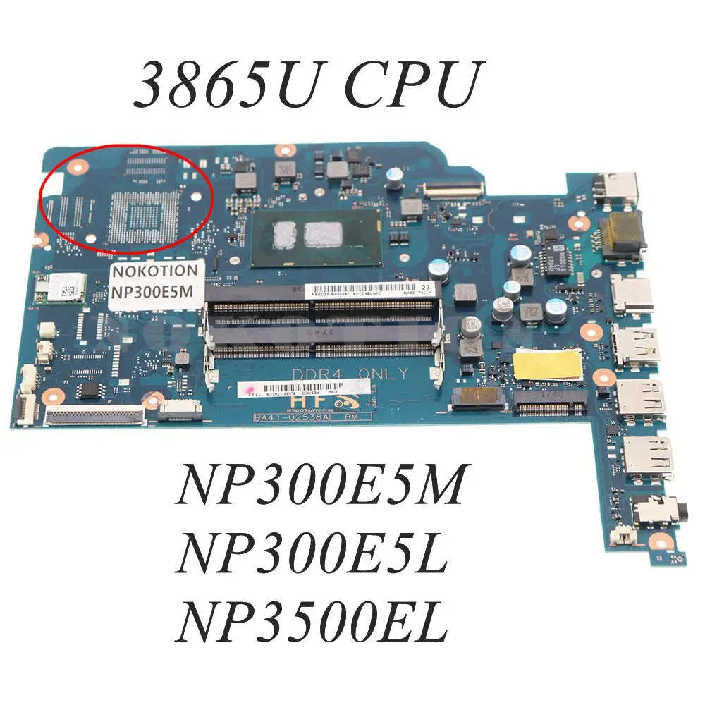 BA92 17423A BA92 17423B 3865U BA41 02538A Para Samsung NP300E5M ...