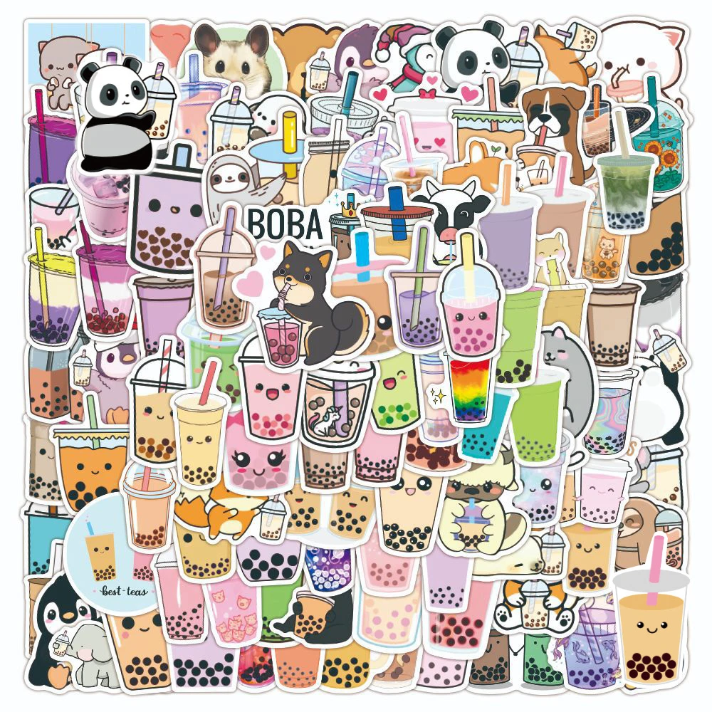 Cute Boba Milk Tea Stickers: A Stylish and Functional Way to ...