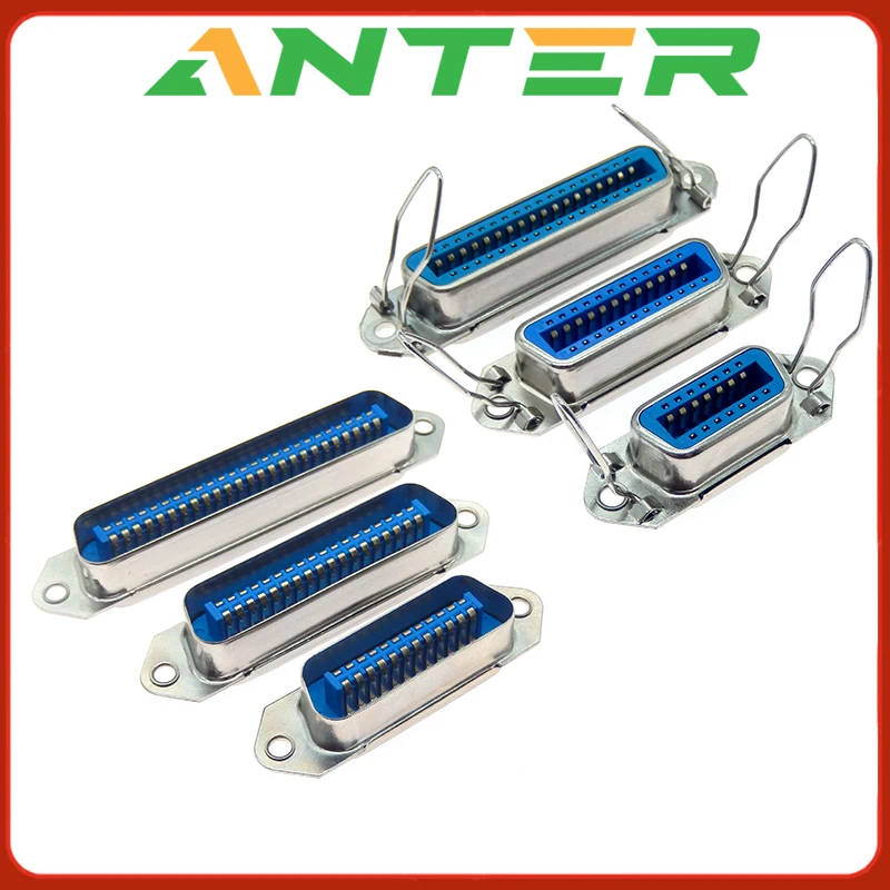 1PCS-57-Series-Centronics-connector-Male-female-CN-14P24P36P-50P-180 ...