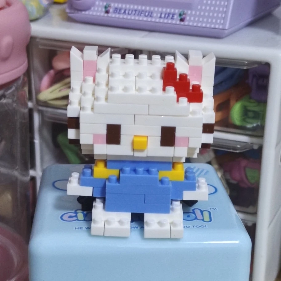 Hello-Kitty-Sanrio-Building-Blocks-Anime-Mickey-Mouse-mini-Action ...