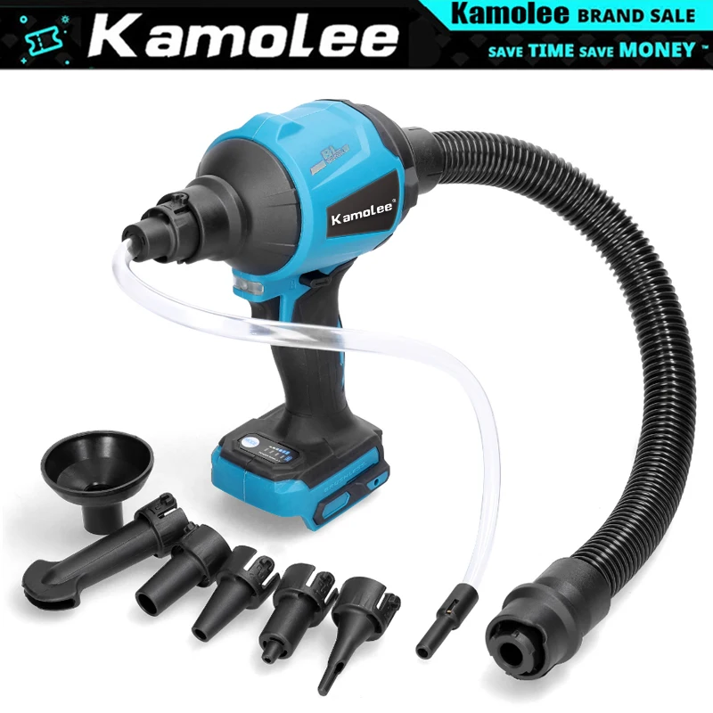 Kamolee 브러시리스 공기 먼지 송풍기, 리튬 전기 무선 팽창기 클리너 먼지 진공 송풍기 마키타 18V 배터리에 적합 ...