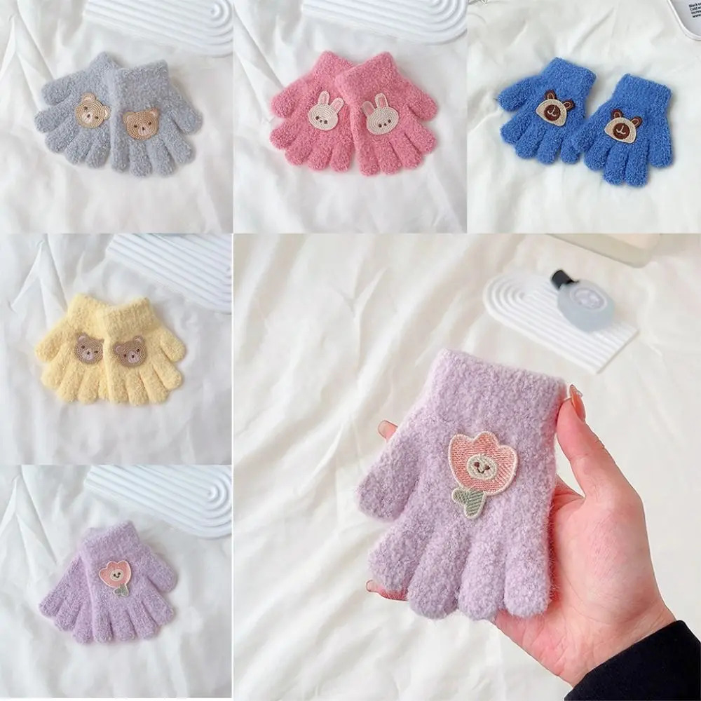 Guantes-gruesos-de-terciopelo-para-ni-os-manoplas-el-sticas-de-dedo ...