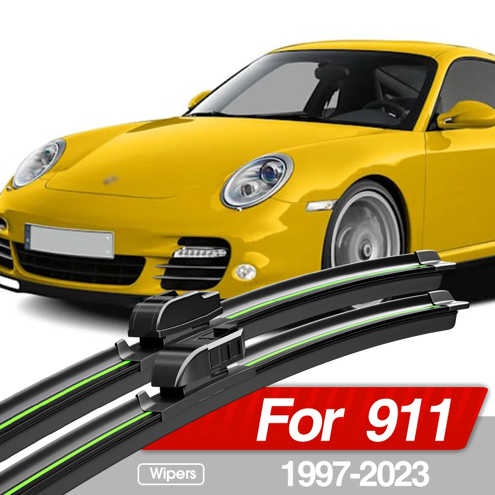 For Porsche 911 1997-2023 Front Windshield Wiper Blades 2pcs Windscreen ...