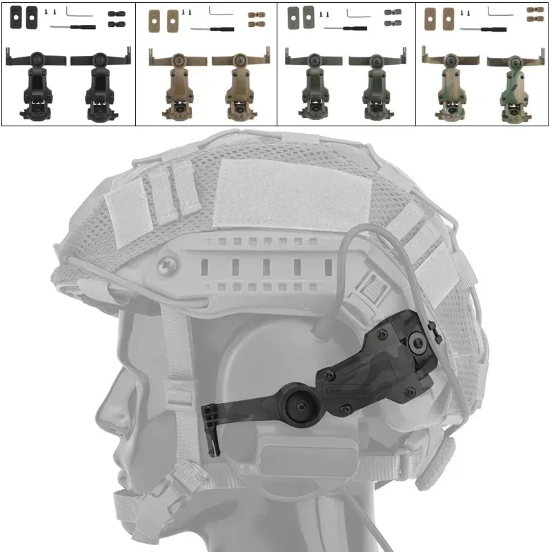 Tactical-Headset-Bracket-for-OPS-Core-Team-Wendy-Helmet-Rail-Adapter ...