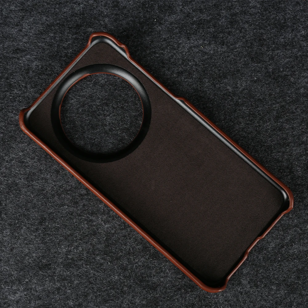 Oil Wax Pattern Genuine Leather Vintage Phone Case – Aesthetic Back ...